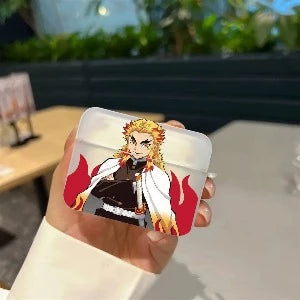 Anime Demon Slayer 'Kyojuro Rengoku' V2 Airpods Case Shock Proof Cover ...