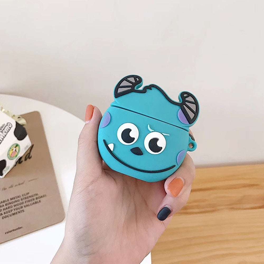 3D Chibi Monsters Inc. 'Sully' Premium AirPods Case Shock Proof Cover ...