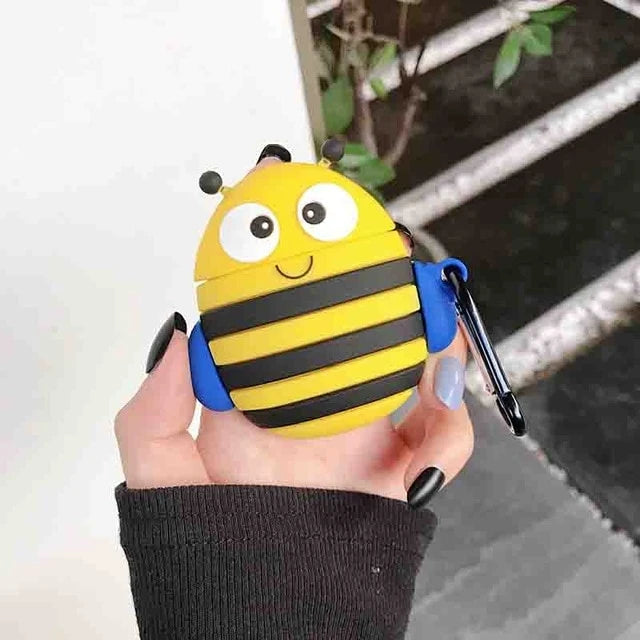 Cute Wacky Bumblebee Premium AirPods Case Shock Proof Cover – Fandom Pods